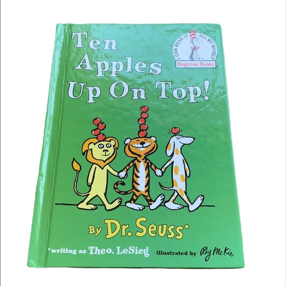 Dr. Seuss | Other | Dr Seuss Ten Apple Up On Top Kids Beginners Book ...
